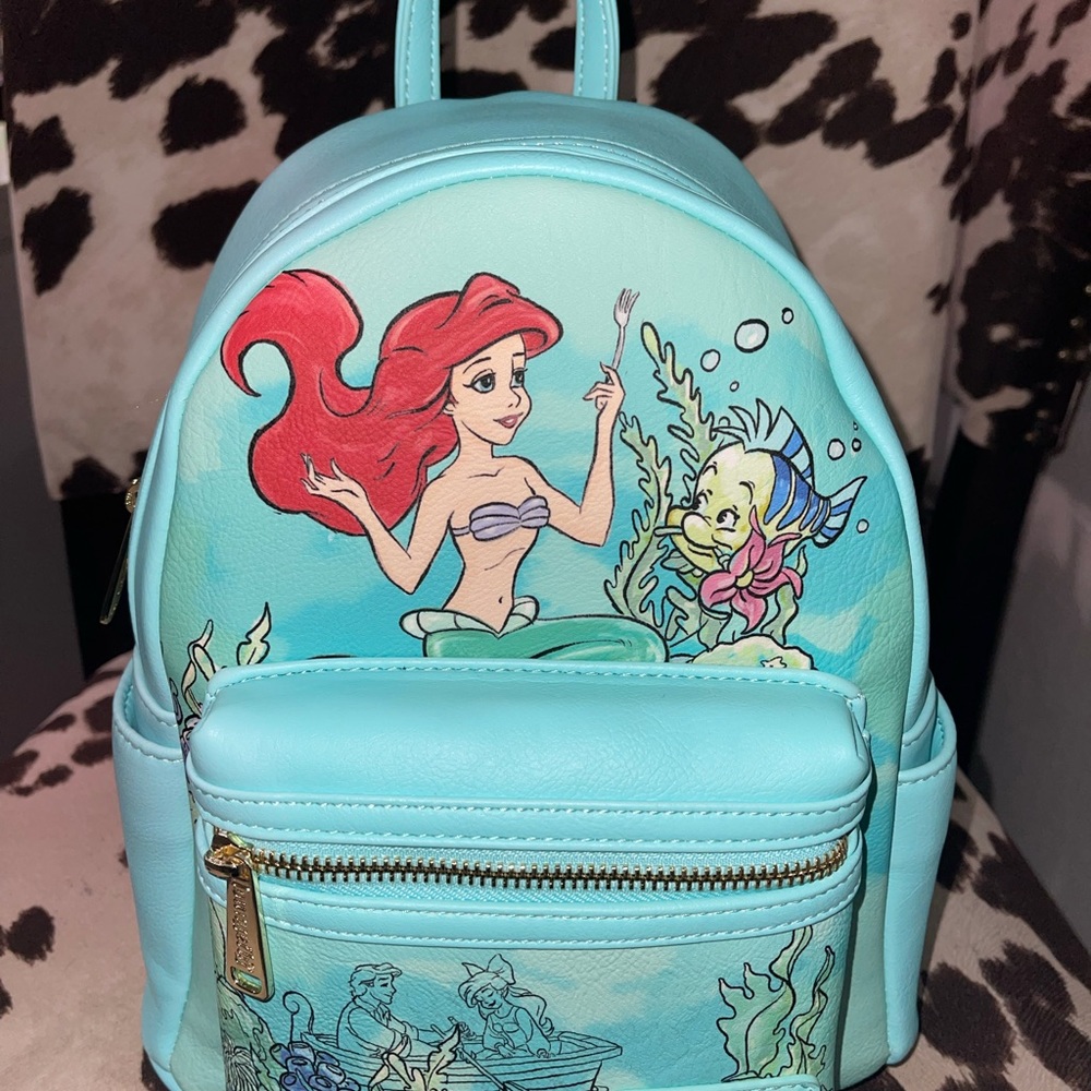 The Little Mermaid Kiss The Girl Mini Backpack - Gem